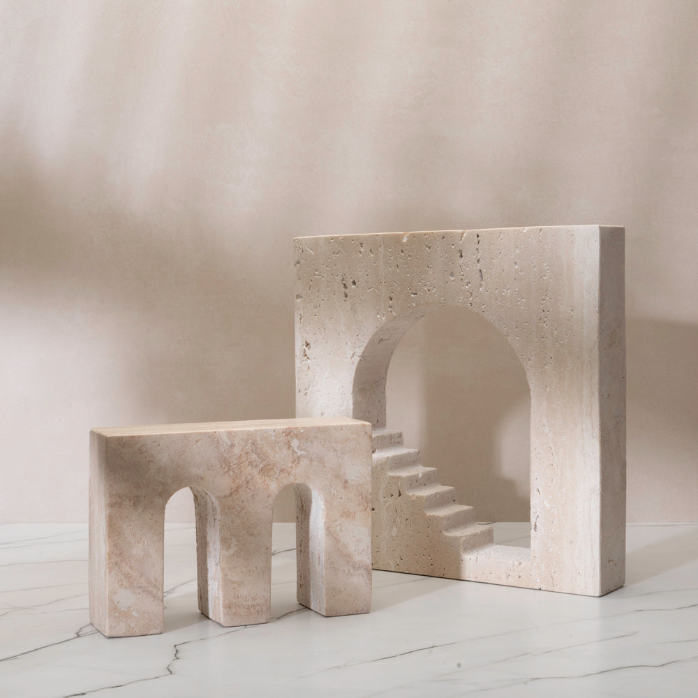 Marble Artifact Travertine Stairway – Modern Arch Artifact